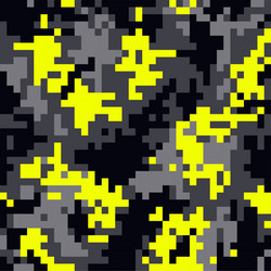 Yellow blue camouflage Royalty Free Vector Image