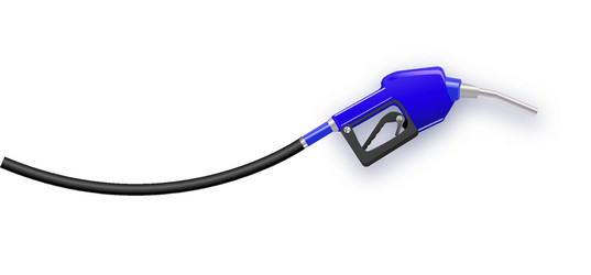 Fuel dispenser in simple 3d style Royalty Free Vector Image