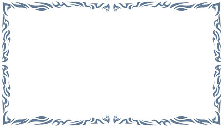 Abstract background with elemental blue border Vector Image