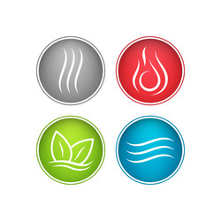 Set elements Royalty Free Vector Image - VectorStock