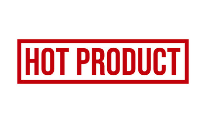 Hot product rubber stamp red product rubber Vector Image