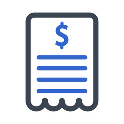 Bill pay icon Royalty Free Vector Image - VectorStock