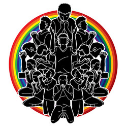 Group Prayer Vector Images (over 1,200)
