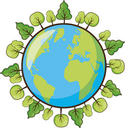 Clean energy earth day poster Royalty Free Vector Image