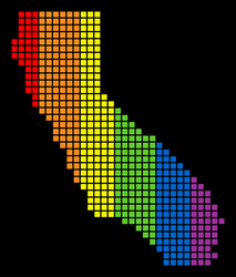 Lgbt spectrum dot germany map Royalty Free Vector Image