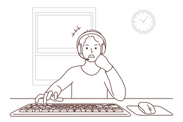 Cartoon Computer Guy Vector Images (over 10,000)