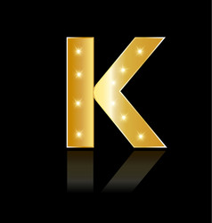 Golden K Letter Vector Images (over 4,100)