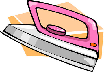 Iron isolated Royalty Free Vector Image - VectorStock