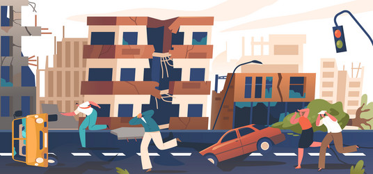 Cartoon Earthquake Animation