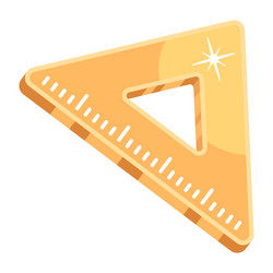 Triangle scale Royalty Free Vector Image - VectorStock