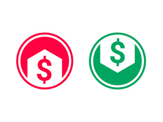 Cost reduction icon Royalty Free Vector Image - VectorStock