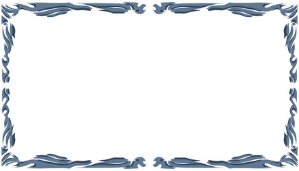 Abstract background with elemental blue border or Vector Image