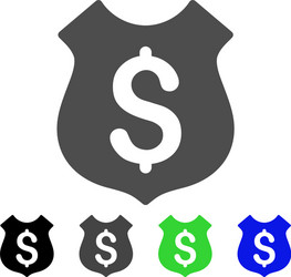 Guard price grainy texture icon Royalty Free Vector Image