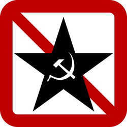 No socialism sign Royalty Free Vector Image - VectorStock