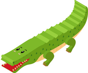 Crocodile Side View Vector Images (61)