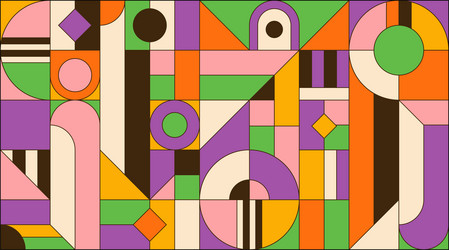 Modern abstract geometry pattern geometric Vector Image