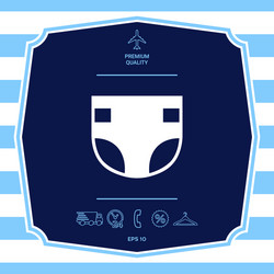 Nappy icon symbol graphic elements for your design