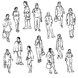 Entourage People Sketches