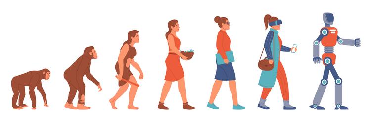 Woman Evolution Vector Images (over 2,100)