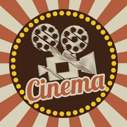 Logo for cinema Royalty Free Vector Image - VectorStock