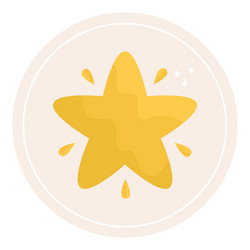 Kawaii star Royalty Free Vector Image - VectorStock