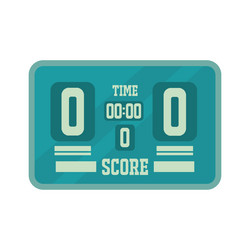 Basketball scoreboard design Royalty Free Vector Image