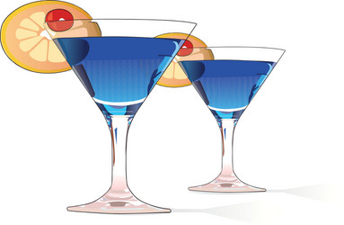 French martini cocktail Royalty Free Vector Image