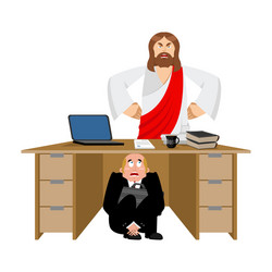 Jesus Angry Vector Images (67)