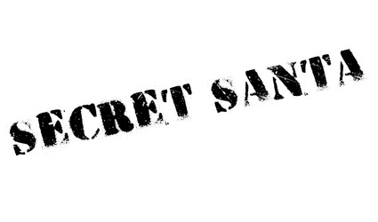 Secret santa rubber stamp Royalty Free Vector Image