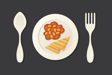 Set toasts and sandwich breakfast bread toast Vector Image