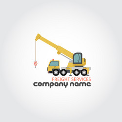 Boom lift logo Royalty Free Vector Image - VectorStock