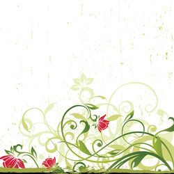 Floral graphic design Royalty Free Vector Image