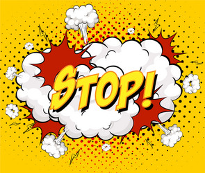 Stop sign Royalty Free Vector Image - VectorStock