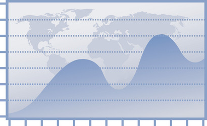 Infographic template statistics with earth planet Vector Image