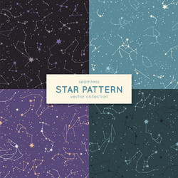 Northern hemisphere star map Royalty Free Vector Image