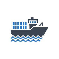 Cargo loading icon simple Royalty Free Vector Image