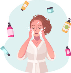 Applying Oil on Hair Vector Images (over 100)