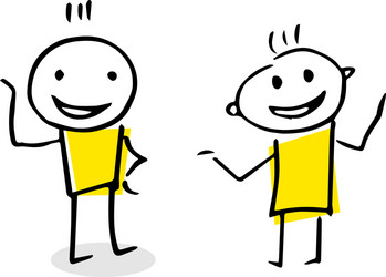 Drawing Of People Talking To Each Other