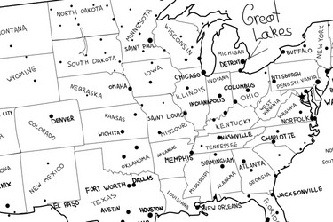 Hand Drawn United States Map Vector Images (over 690)