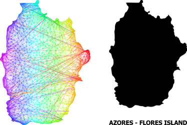 Flores Azores Map Vector Images (over 190)