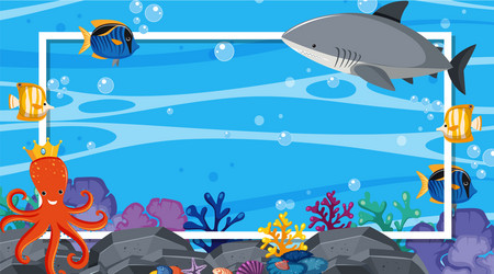 Underwater Octopus Scene Vector Images (over 150)