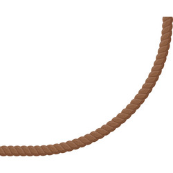 Rope corner border Royalty Free Vector Image - VectorStock