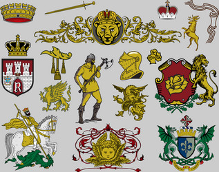 Heraldic Animals Vector Images (over 11,000)