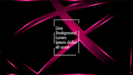 Pink ribbon wave on a black background layout Vector Image