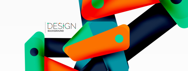 Tech minimal geometric wallpaper creative Vector Image