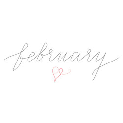 February Cursive Vector Images (over 290)