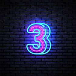 Technology abstract neon font and alphabet techno Vector Image