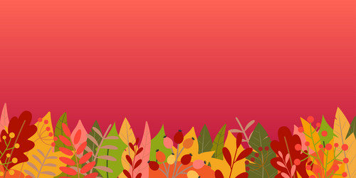 Autumn fall background banner poster design Vector Image
