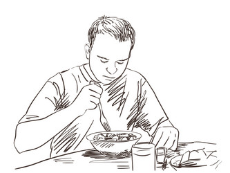Person Eating Vector Images (over 26,000)