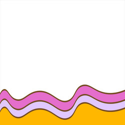 Retro rainbow footer Royalty Free Vector Image